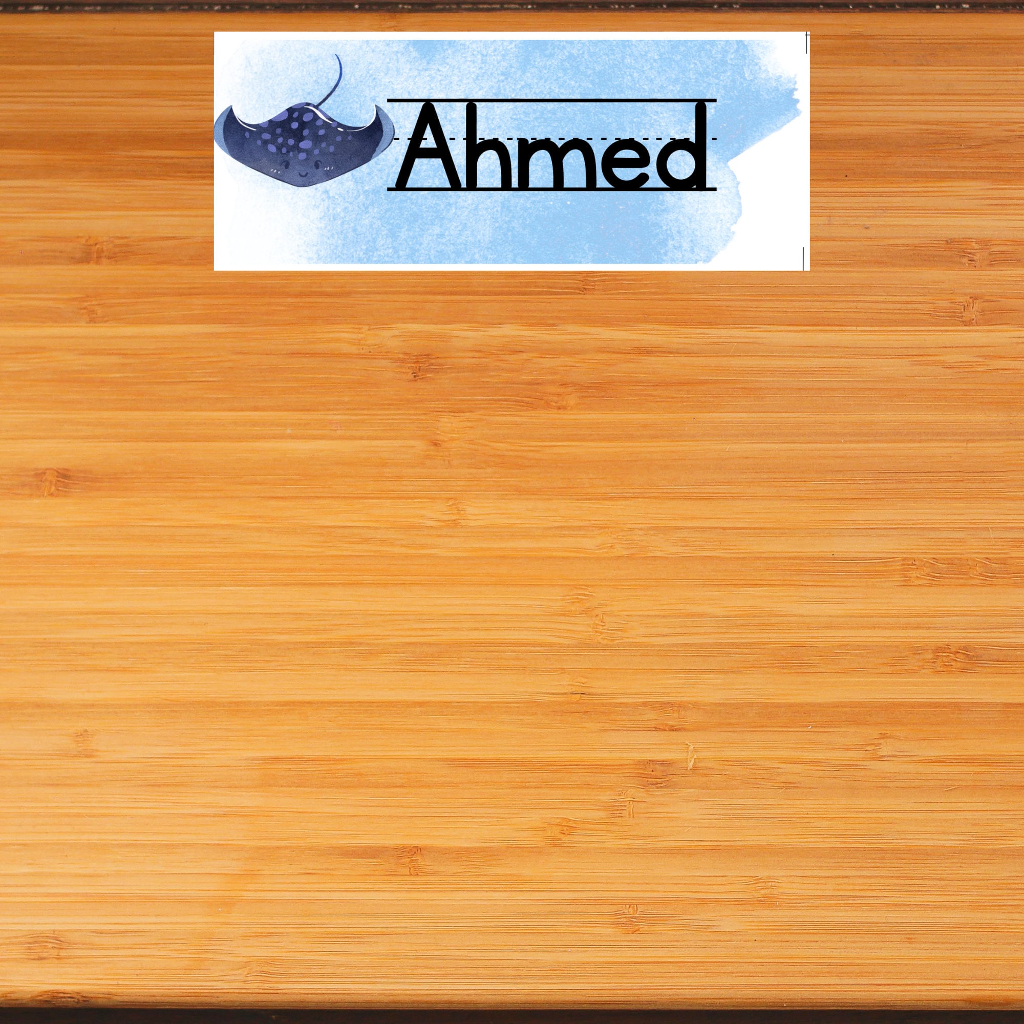 Under the Sea Student Desk Name Tags, Ocean Student Name Plates ...