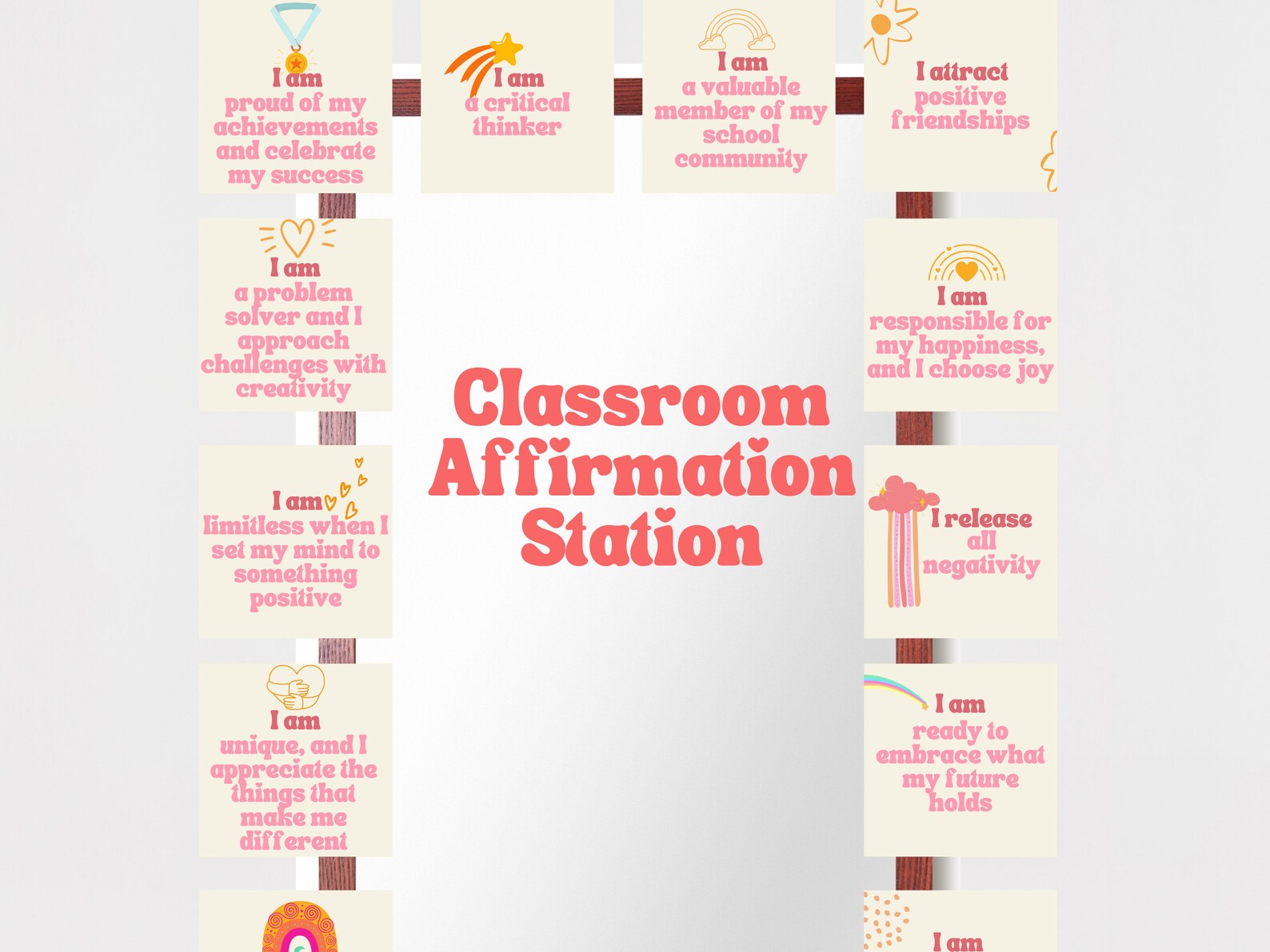 Daily Student Affirmation Cards, Affirmation Station Classroom ...