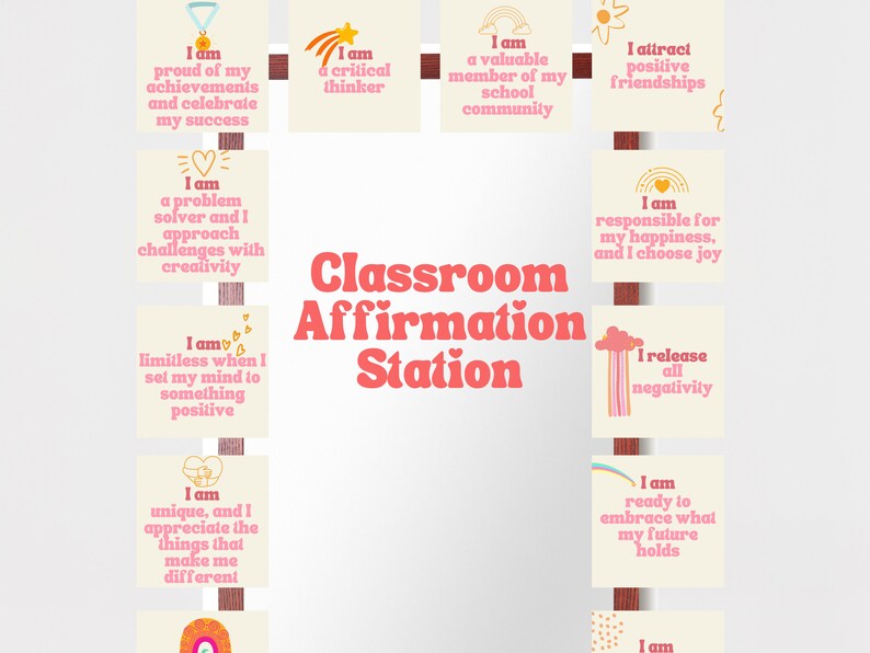 Daily Student Affirmation Cards, Affirmation Station Classroom ...