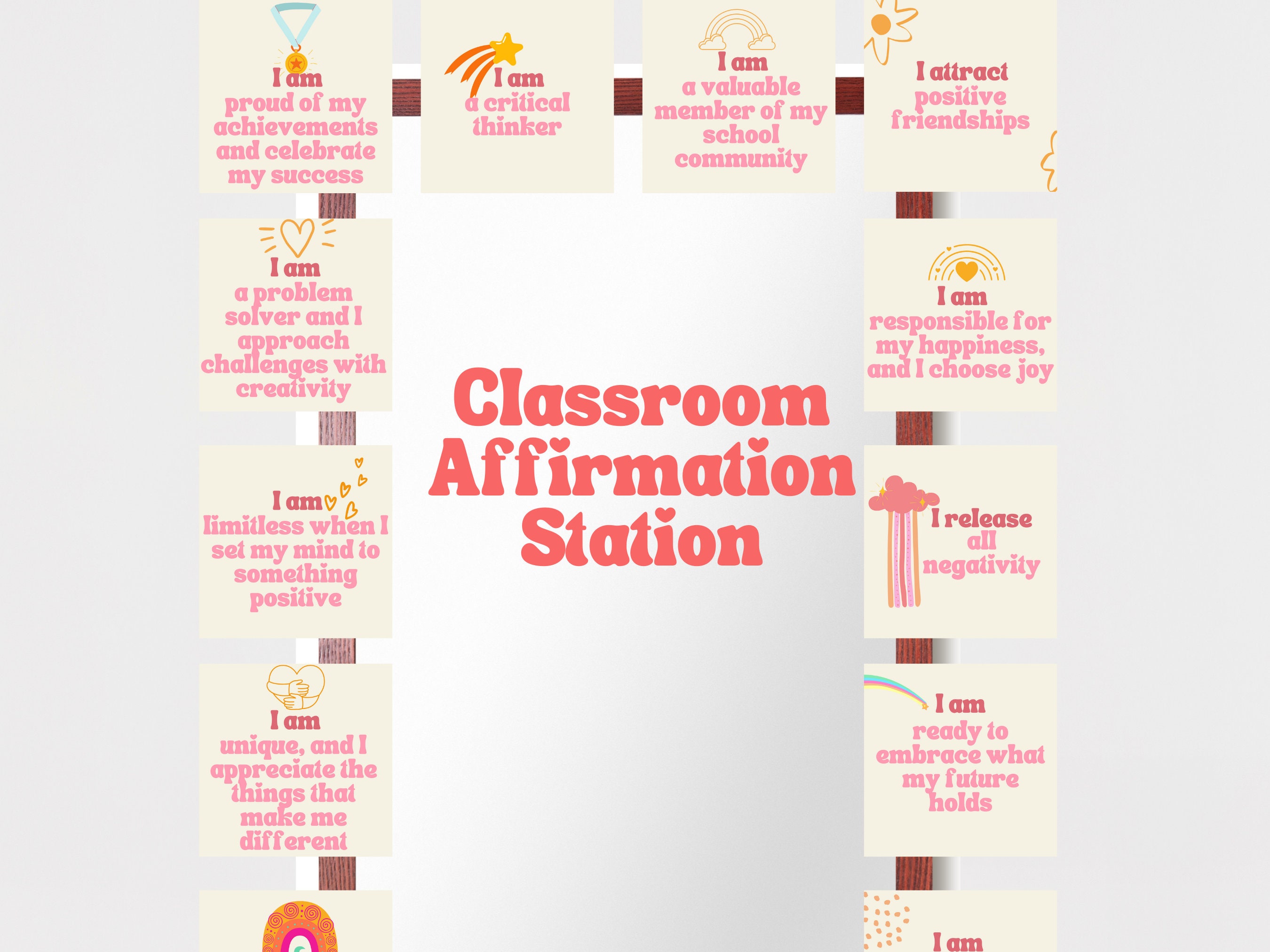 Daily Student Affirmation Cards, Affirmation Station Classroom ...