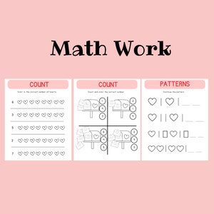 February Preschool Morning Work Printable, Homeschool Preschool, Prek ...