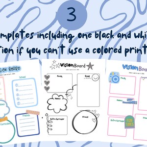 Student Vision Board, Student Vision Board Kit, Student Goal Setting ...