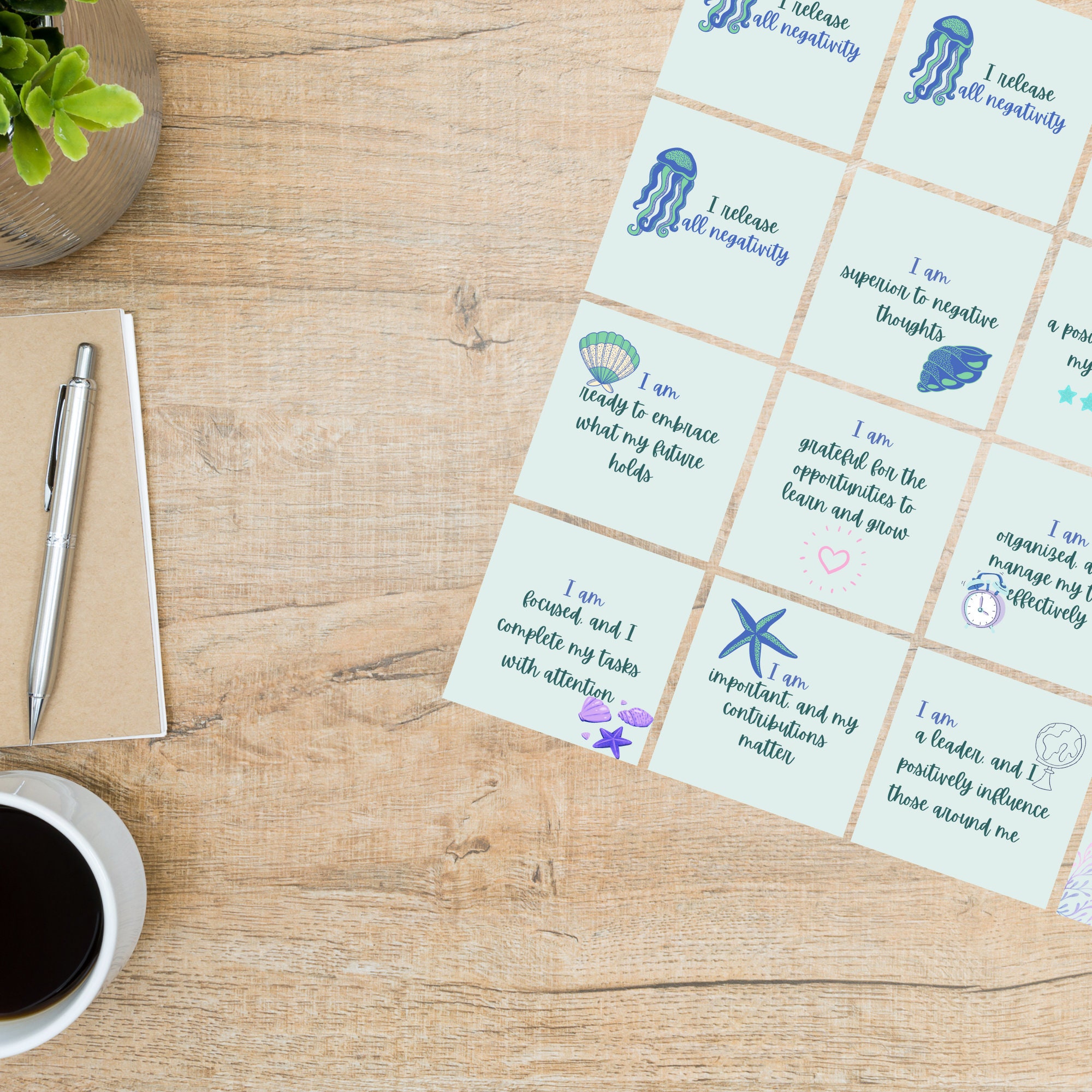 Daily Student Affirmation Cards, Affirmation Cards Printable ...