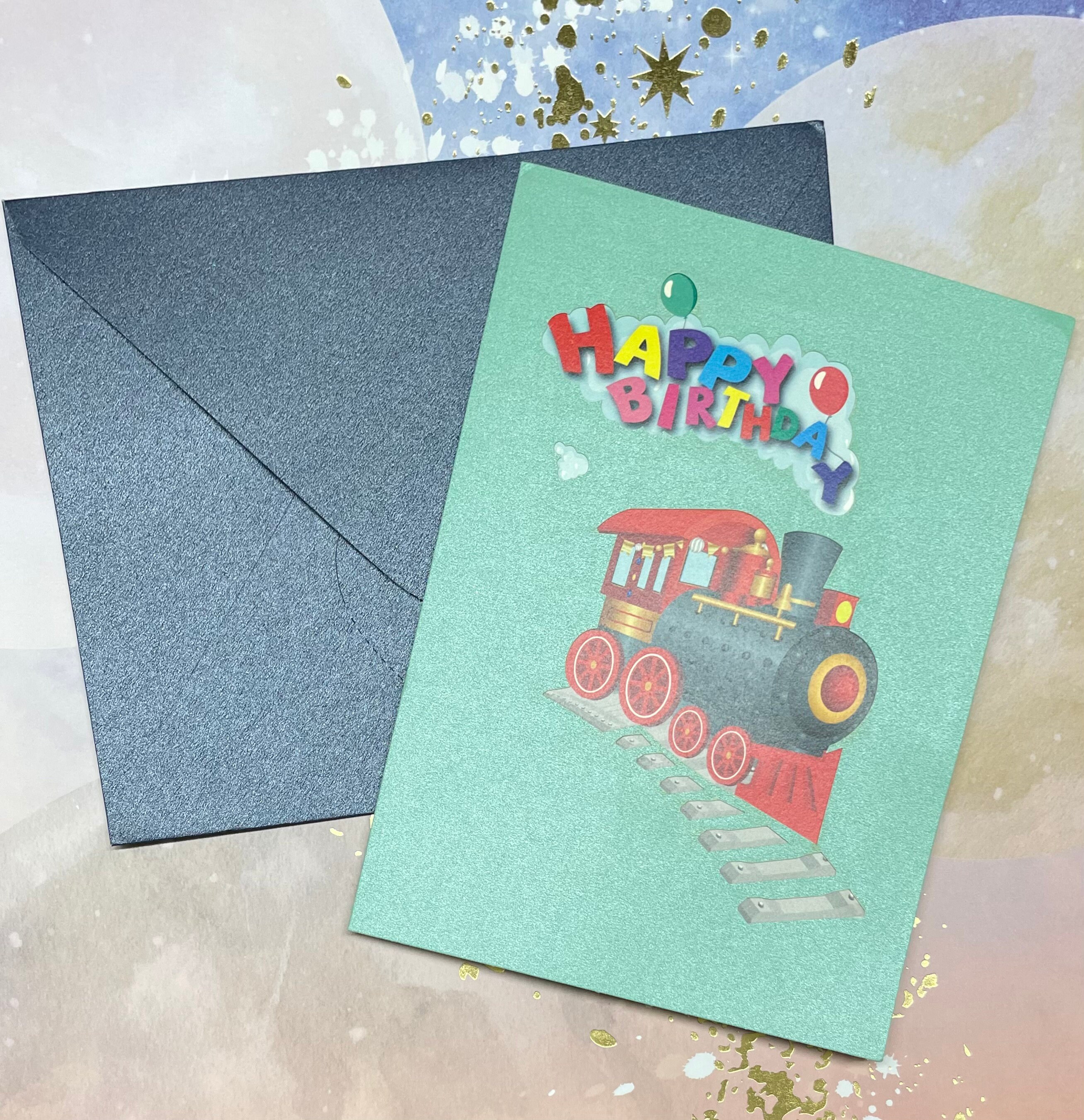 3D Train Pop up Card, Happy Birthday Card, Pop up Card Birthday - Etsy