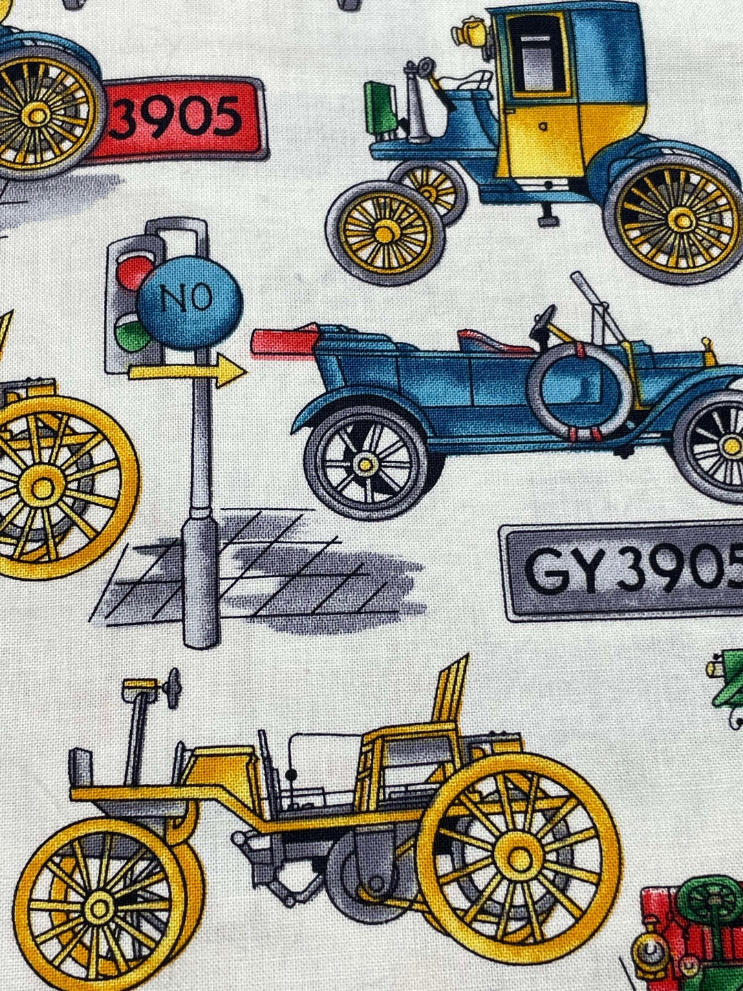 FABRICS, Limited Collection Farbric, Car Cotton Fabric - Etsy