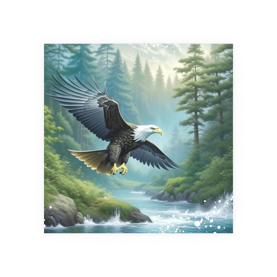 Bald Eagle Art Print Eagle Art Print Bird Art Print Art - Etsy