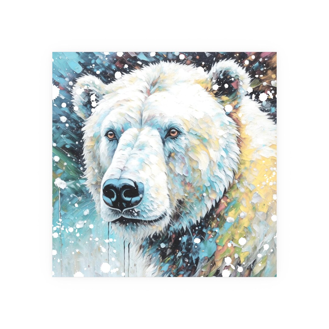 Polar Bear Art Print, Bear Art Print, Art Print, Poster - Etsy