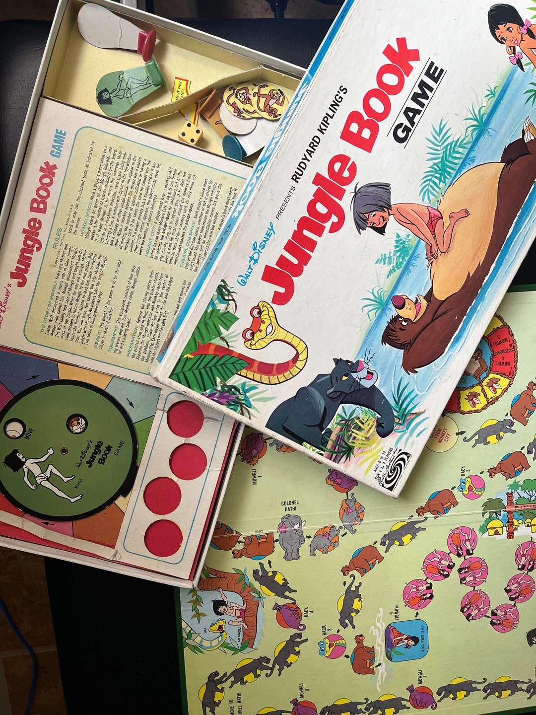 Walt Disney's Jungle Book Game - Etsy