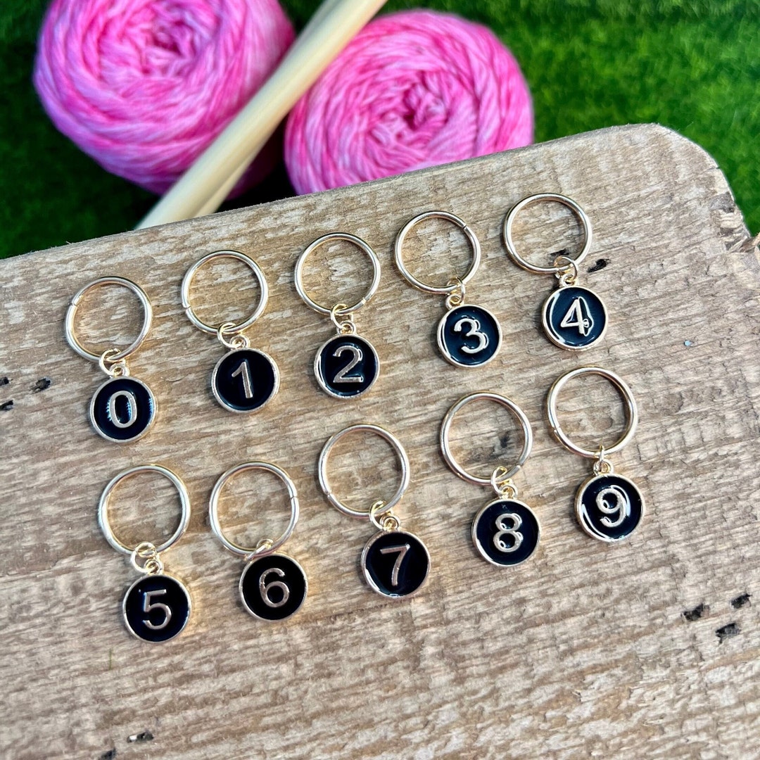 Numbered Stitch Markers set of 10 - Etsy