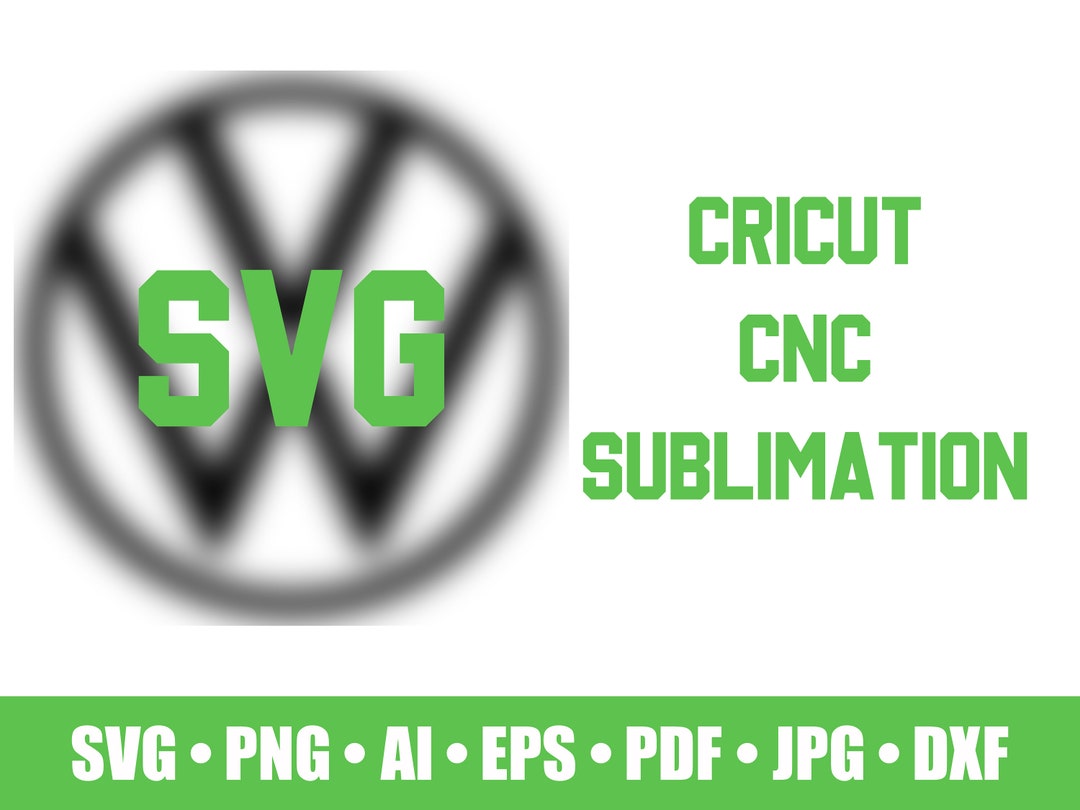 Volkswagen SVG Car Sign. Vector Auto Logo. Cricut Cut File. - Etsy