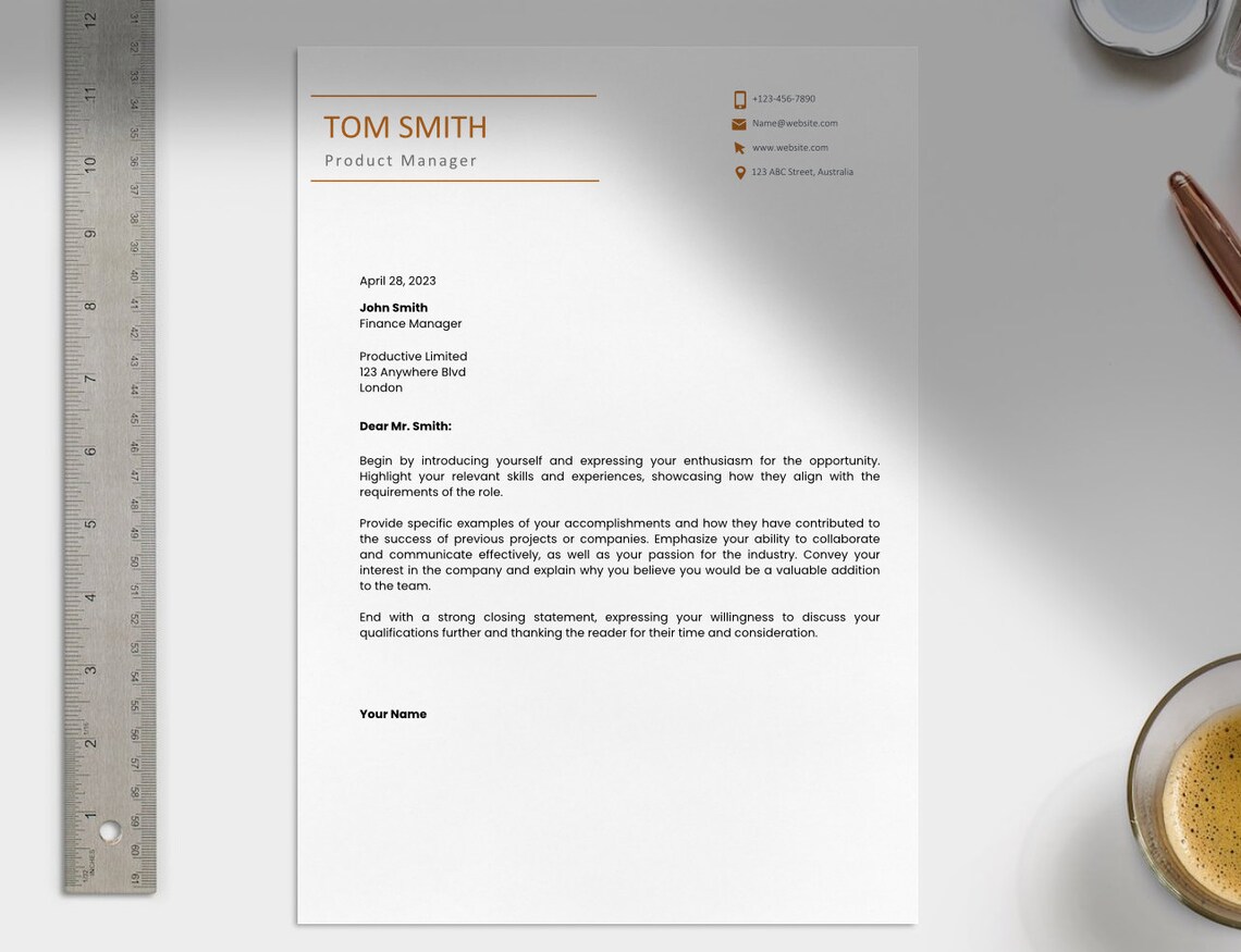 Simple Resume Template and Cover Letter Duo! Prepare to Nail That Job ...
