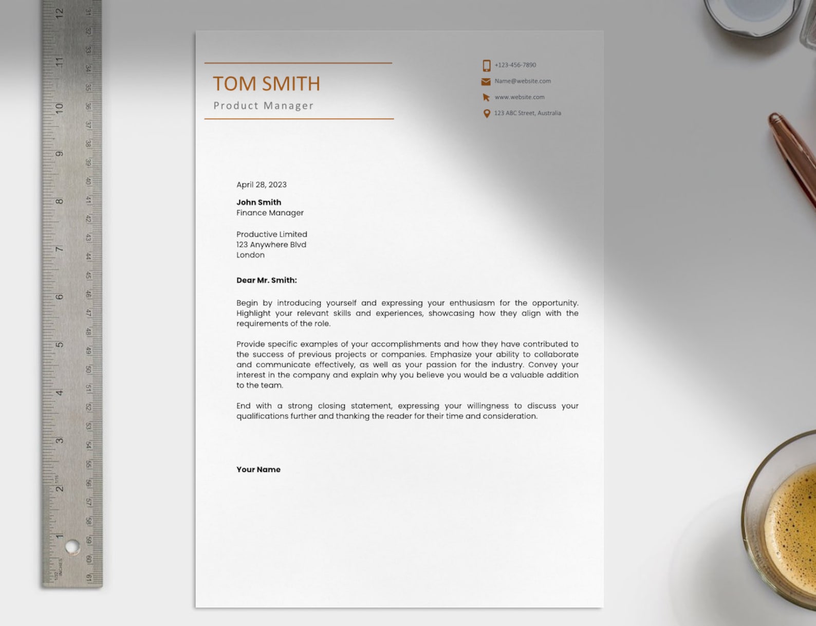 Simple Resume Template and Cover Letter Duo! Prepare to Nail That Job ...