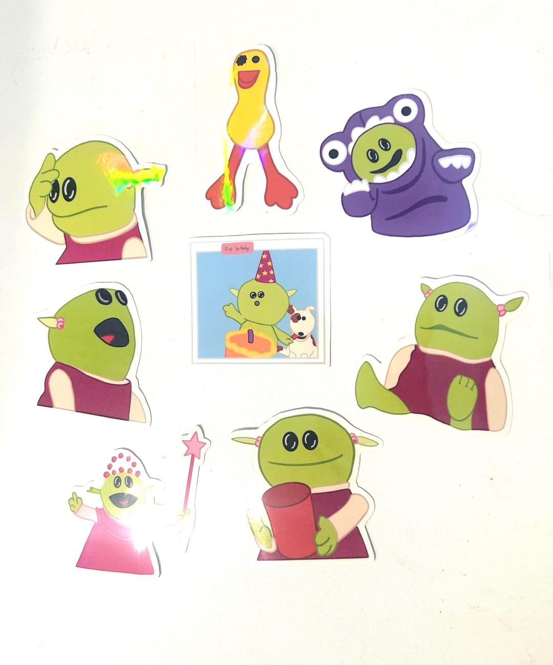 Mona Nanalan Sticker Collection/ Plain and Vinyl Options/hand Made ...
