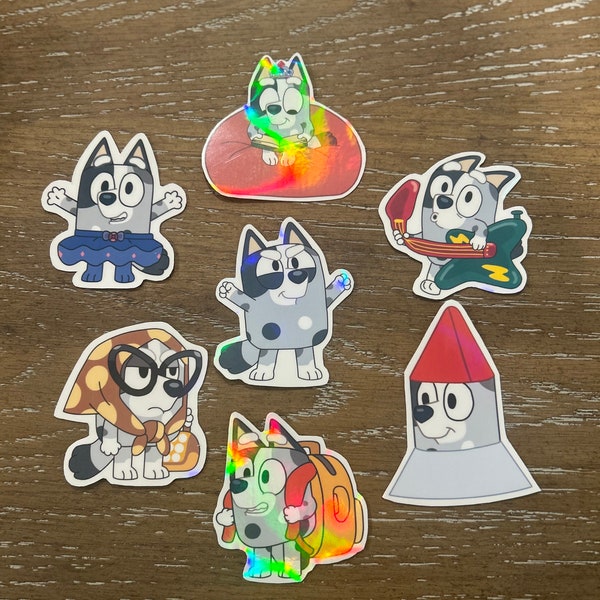 Bluey Stickers - Etsy