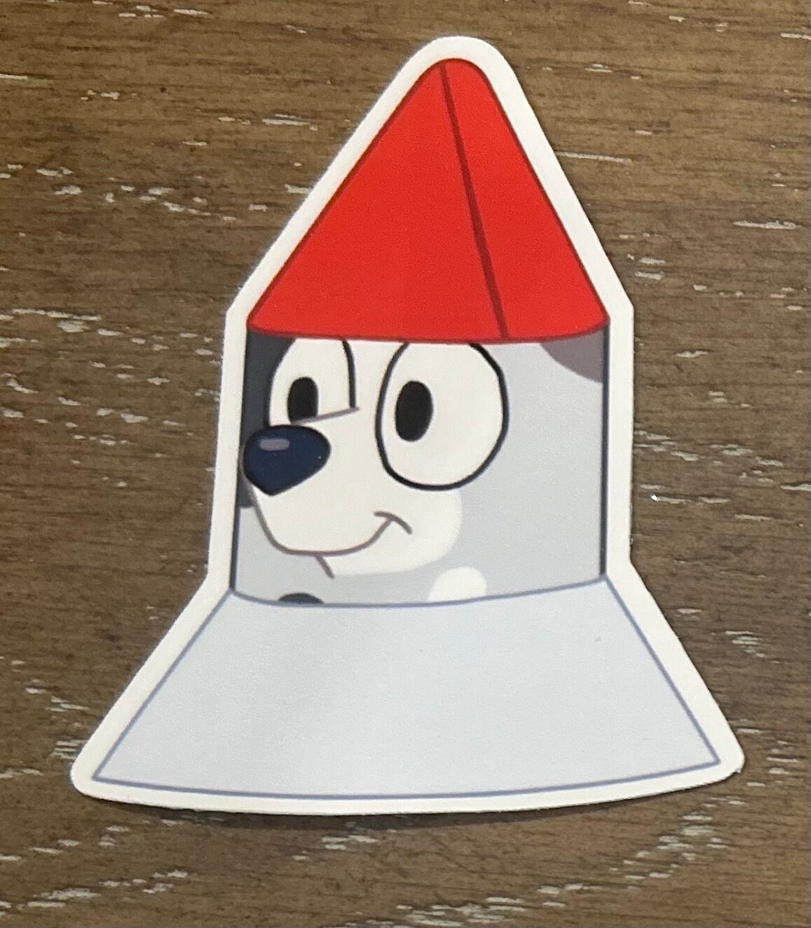 Muffin Sticker Set/ Plain and Vinyl Options/ Hand Drawn Designs/ Bluey ...