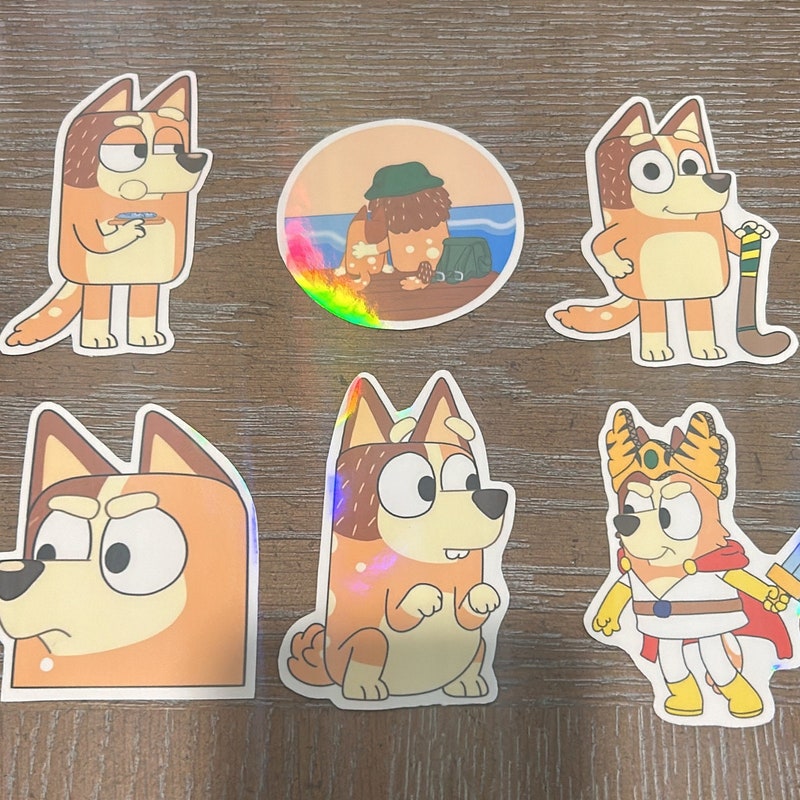 Bluey Stickers - Etsy