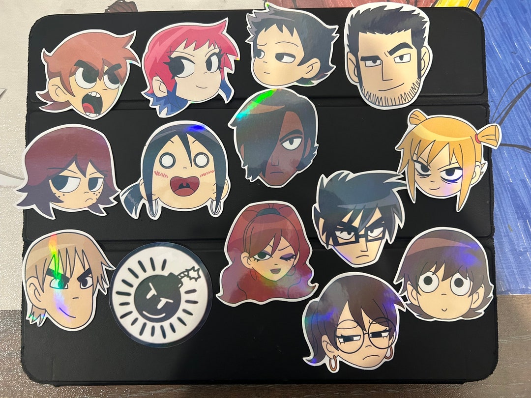 Scott Pilgrim Takes off Stickers/ Plain and Vinyl Options/ Hand Drawn ...