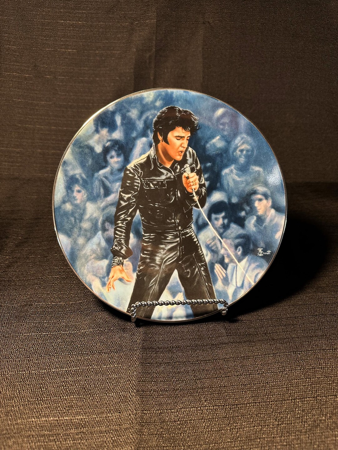 Elvis Presley "68 Comeback Special" 1990 Delphi Collective Plate. - Etsy