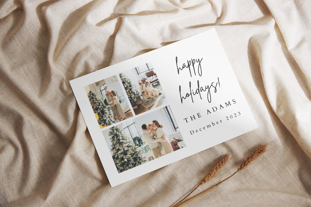 Printable Christmas Card | Christmas Photo Card Digital Download ...