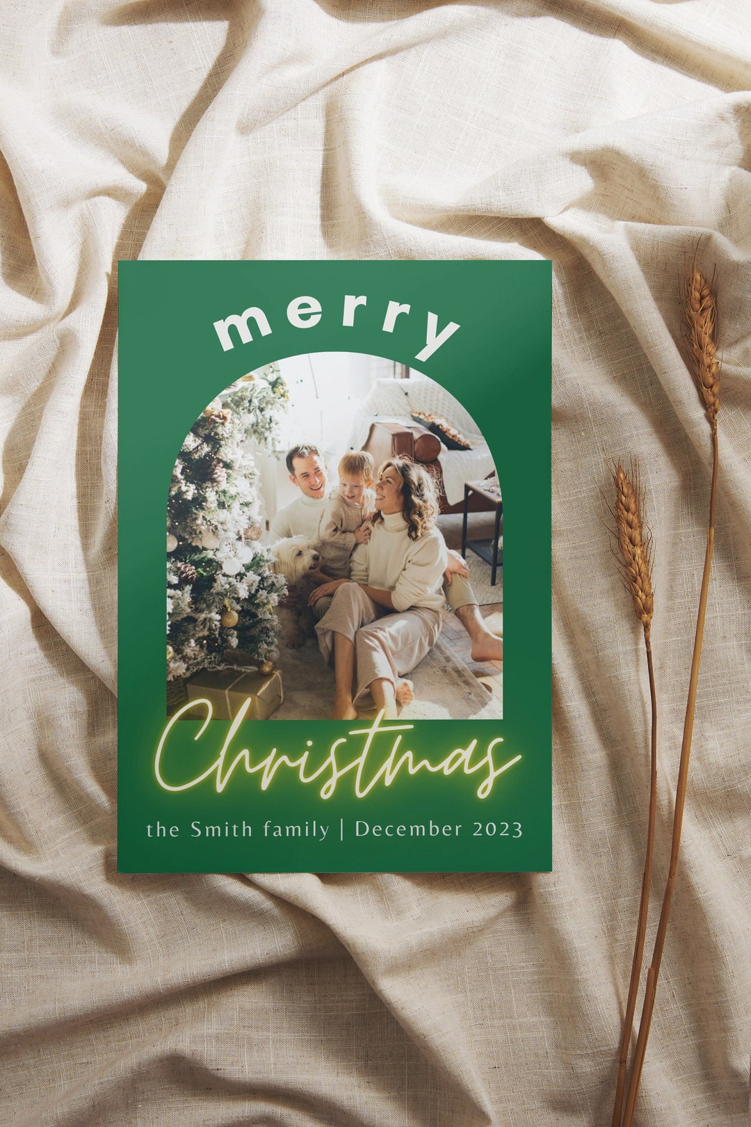 Printable Christmas Card Christmas Photo Card Digital Download Holiday ...