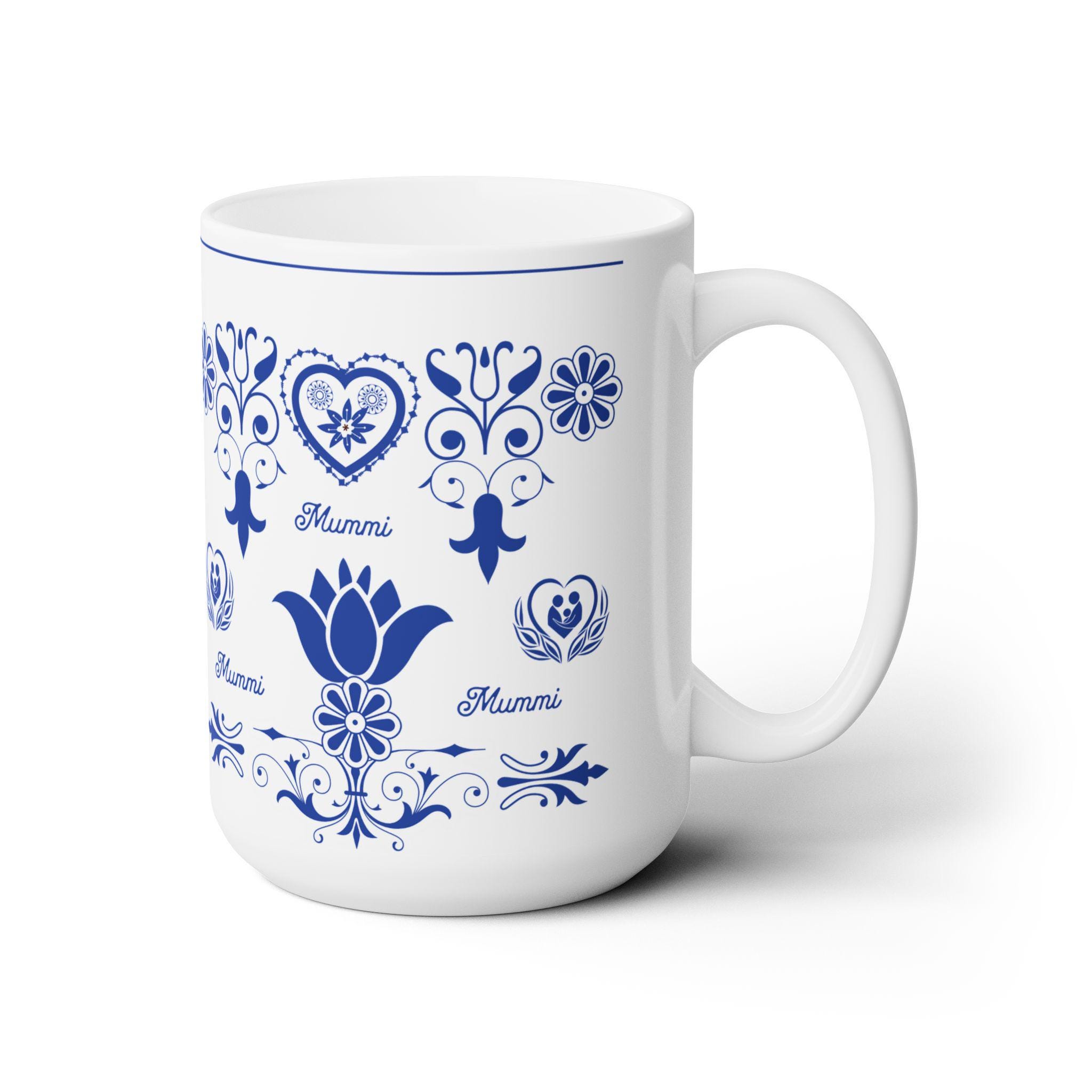 Finnish Inspired Mummi Ceramic Mug Finlander Coffee Tea or Hot ...