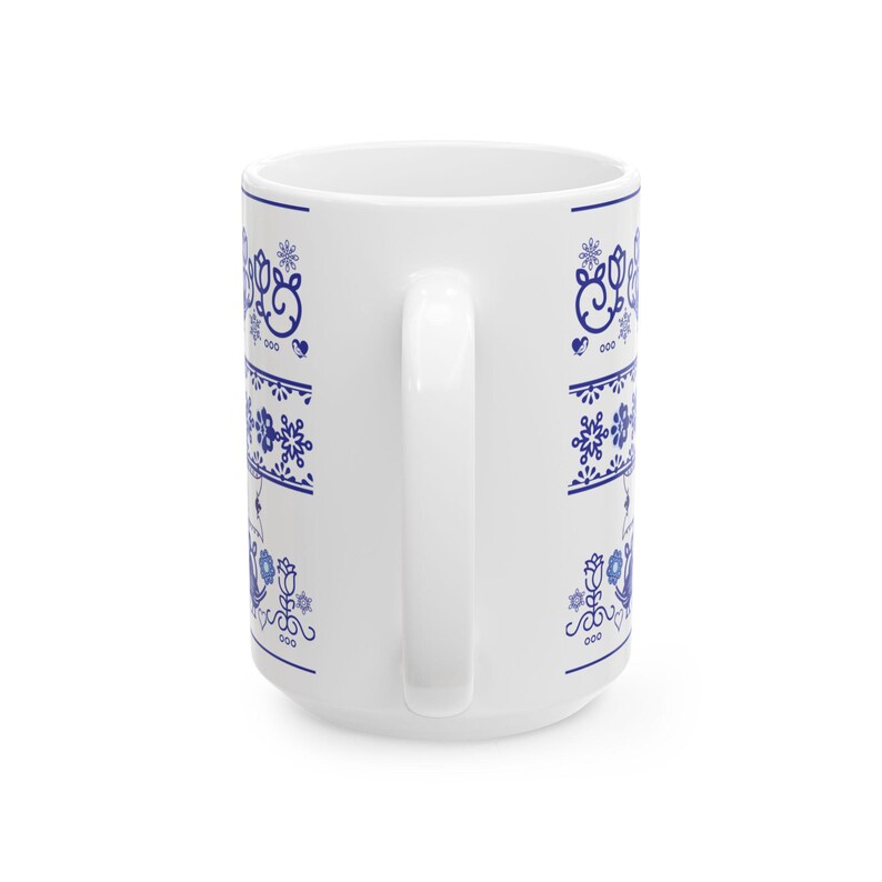 Farmor Mug Swedish Grandmother Charming Floral Design for Cozy Mornings ...