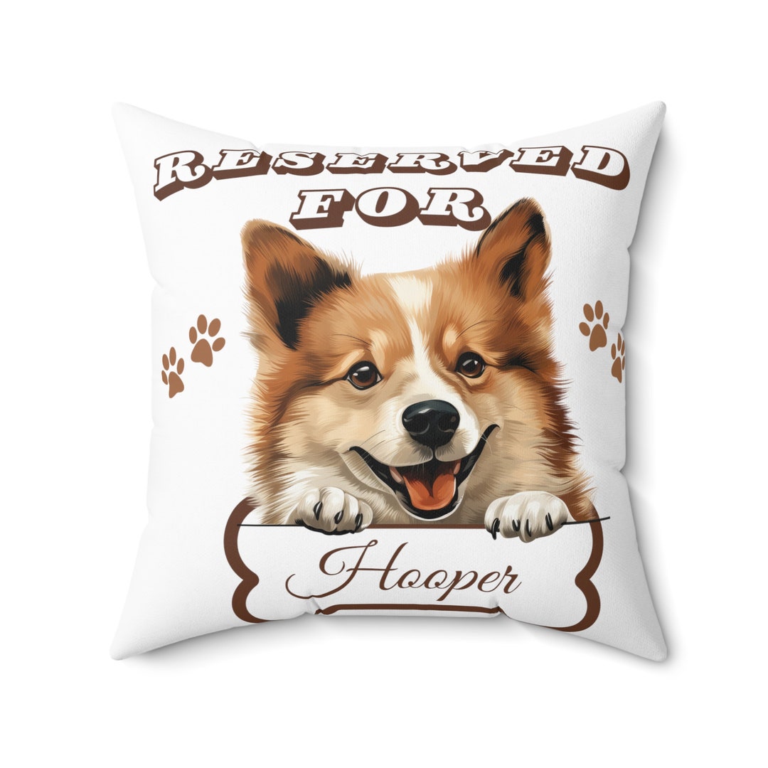Personalized Icelandic Sheepdog Square Pillow Custom Dog Pillow ...