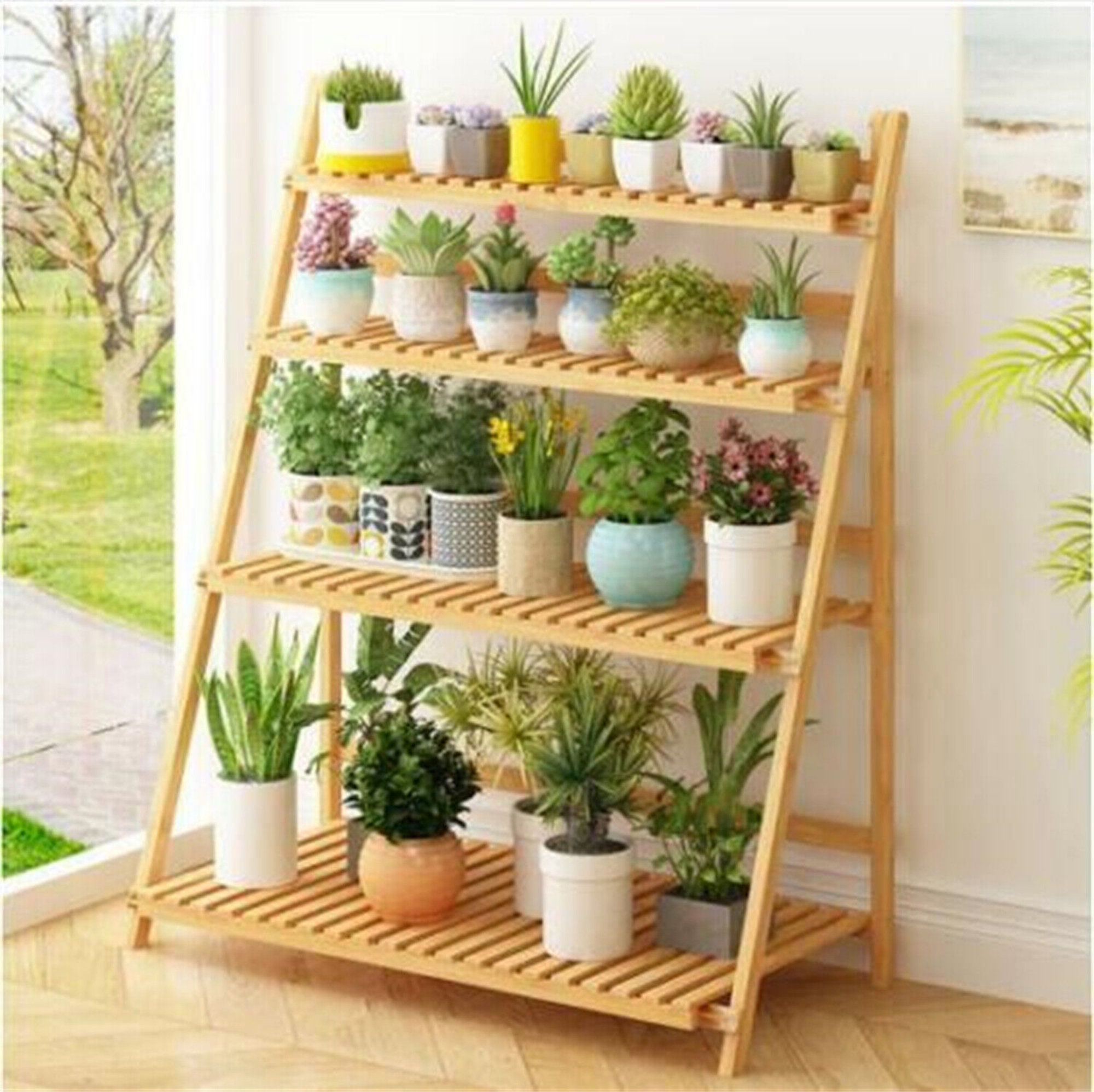 Plant Stand Shelf Ladder Style Flower Poted Display Rack - Etsy