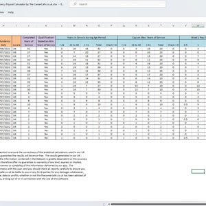 UK Statutory Redundancy Pay Calculator 2024 - Etsy UK
