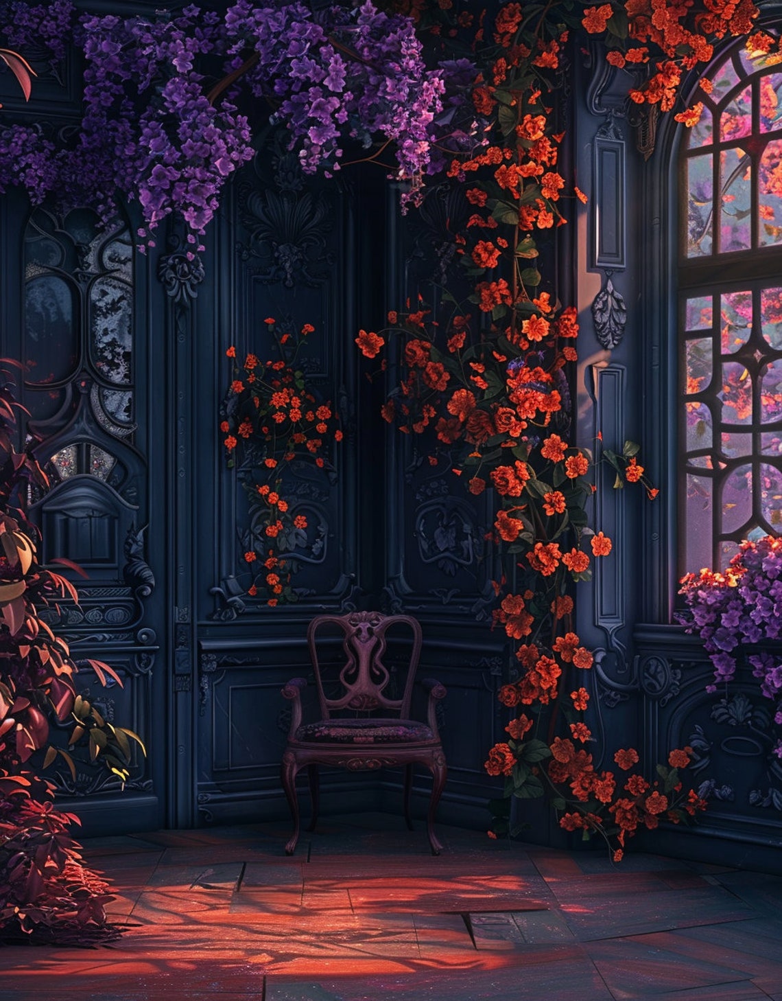 25 Ornate Gothic Vintage Digital Backdrop Backdrops, Cottagecore Decor ...