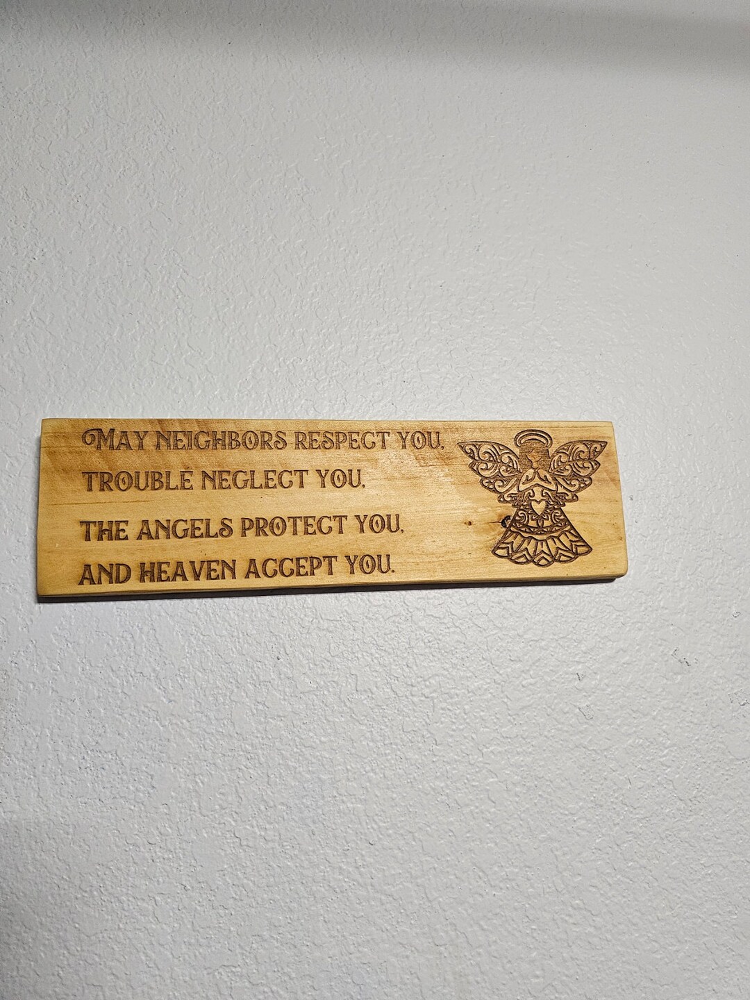 Irish Blessing Sign "may You Have the Hindsight to Know ..." With a ...