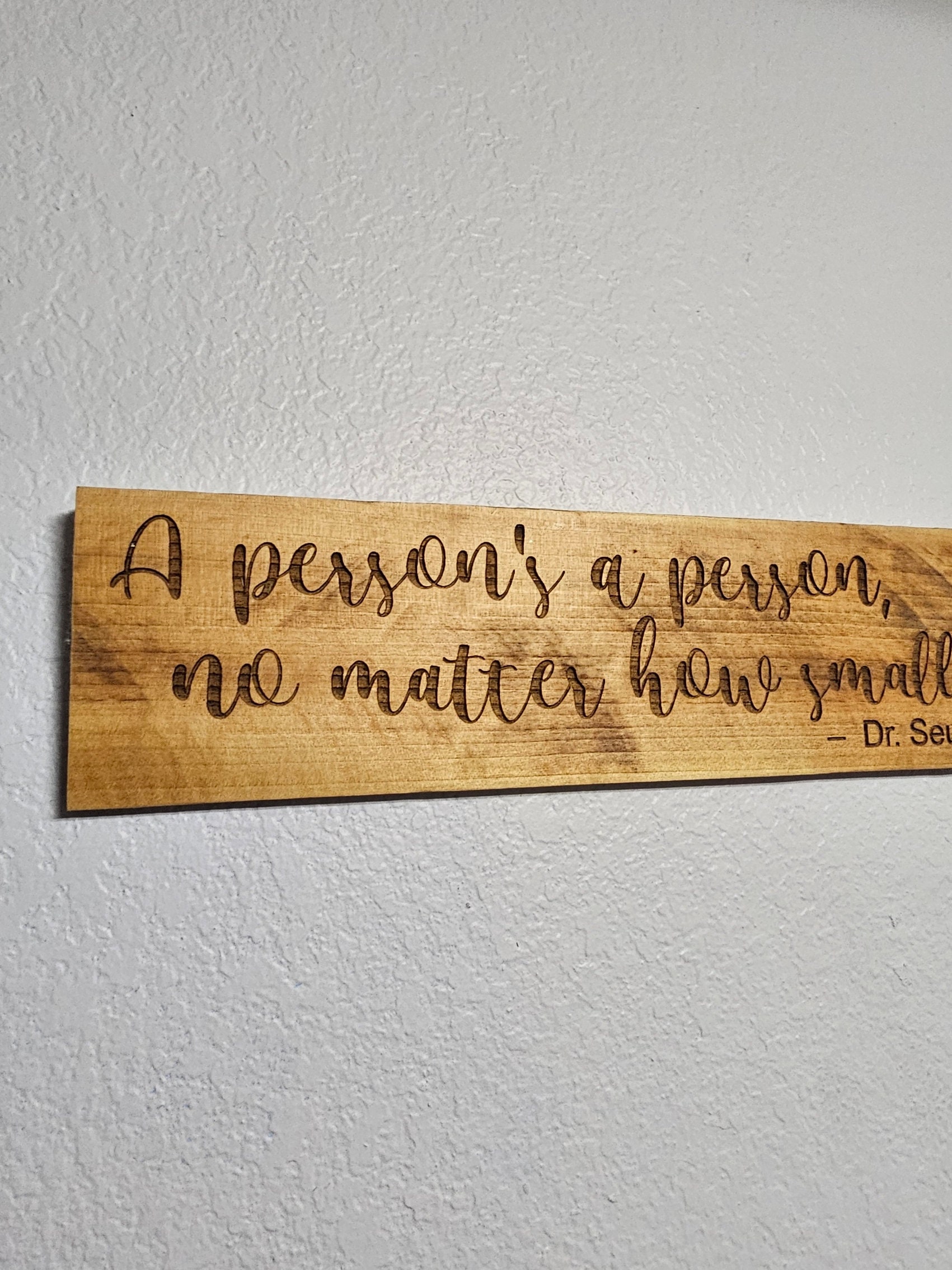 Dr Seuss a Person's a Person No Matter How - Etsy