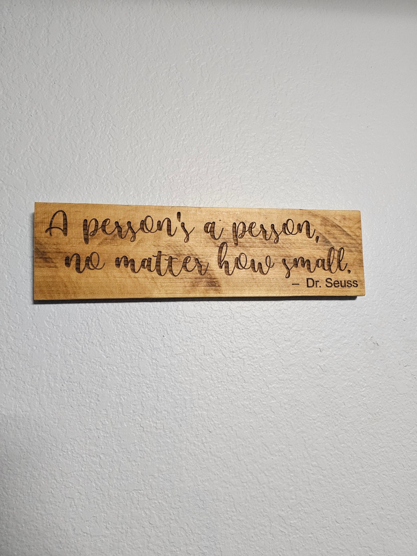Dr Seuss a Person's a Person No Matter How - Etsy
