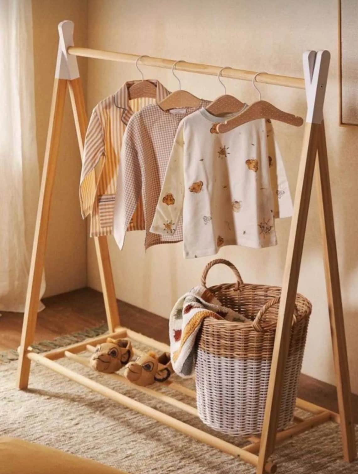 Child, Baby Clothes Hanger, Wooden Hanger - Etsy
