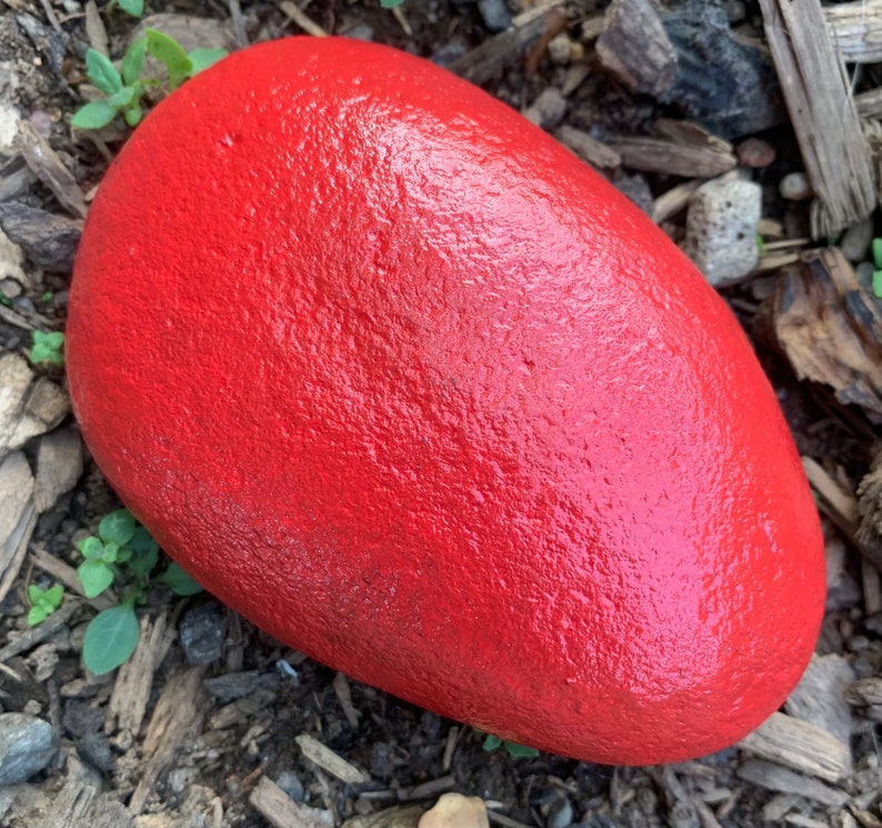 Corduroy Hand Painted Rock, Acrylic Paint Garden Rock, - Etsy