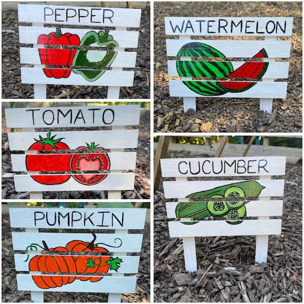 Vegetable Garden Signs - Etsy