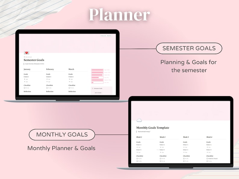 Notion Template Student Planner | IT Girl Aesthetic Notion Template ... Notion Template Student Planner | IT Girl Aesthetic Notion Template ...