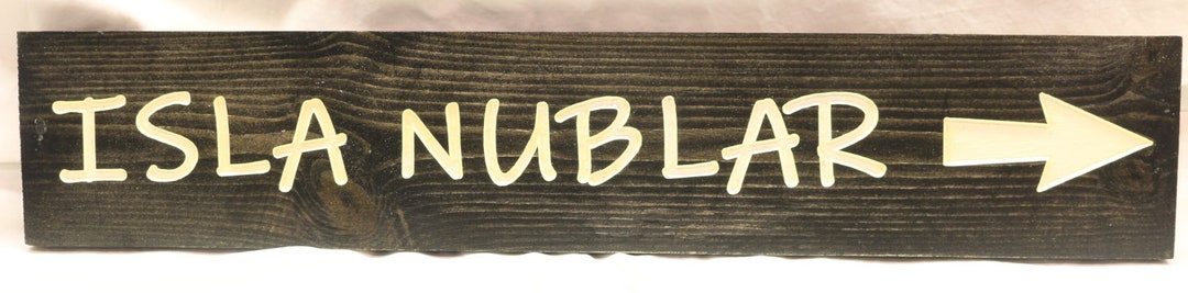 Isla Nublar Directional Sign for Famous Jurassic Island - Free Shipping ...