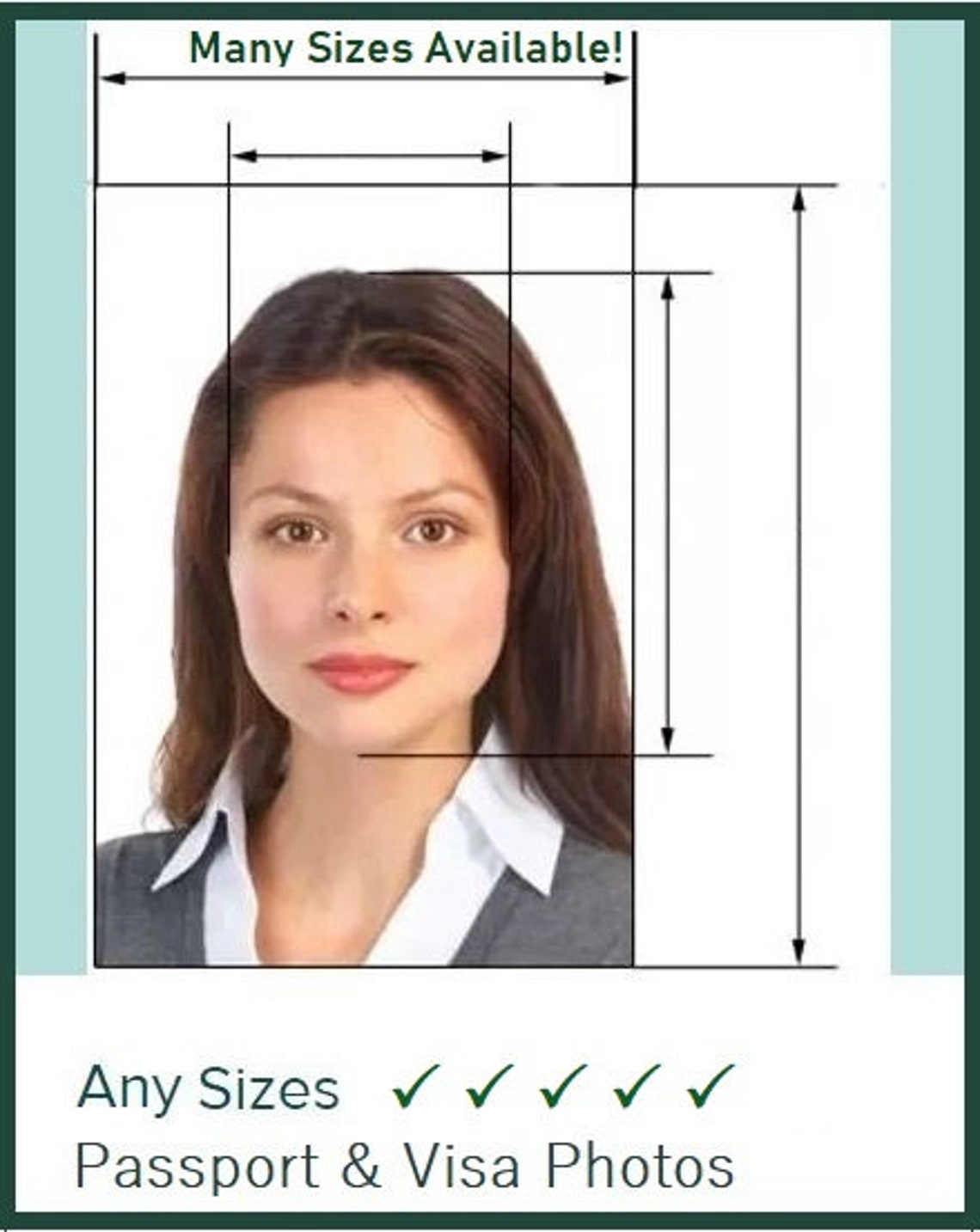 Passport & Visa Photo, Worldwide Delivery Digitally by Email, We Can ...