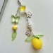 Lemon Charm With Flowers - Etsy