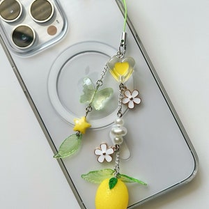 Lemon Charm With Flowers - Etsy