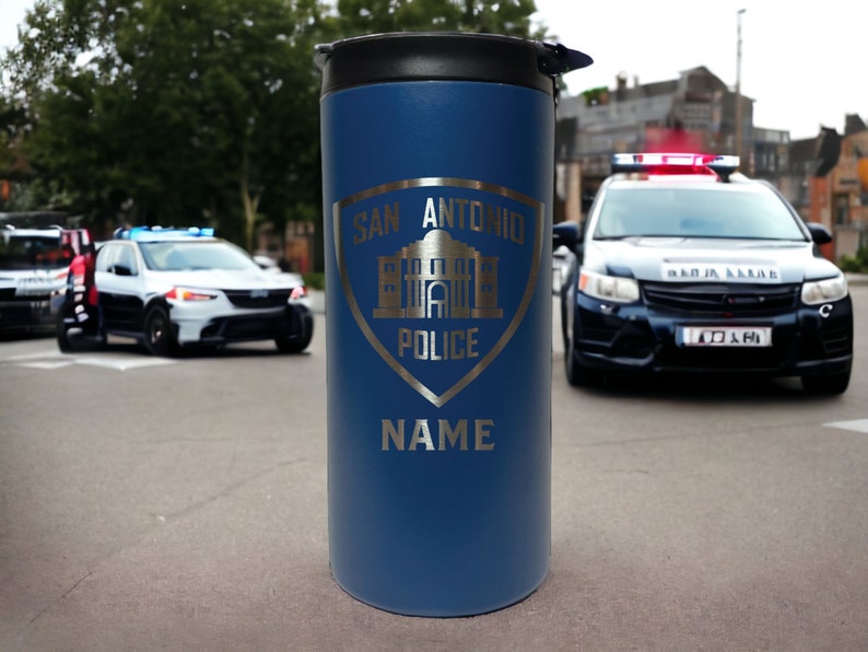 First Responder Custom Gift Police Tumbler Laser Engraved Firefighter ...