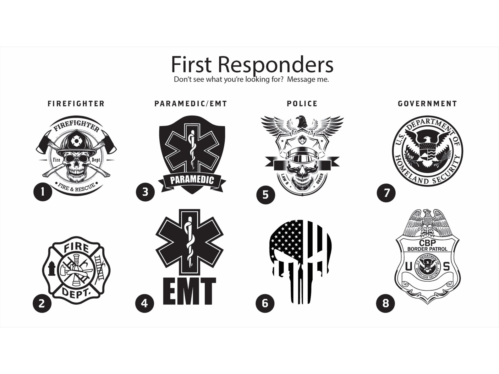 First Responder Custom Gift Police Tumbler Laser Engraved Firefighter ...