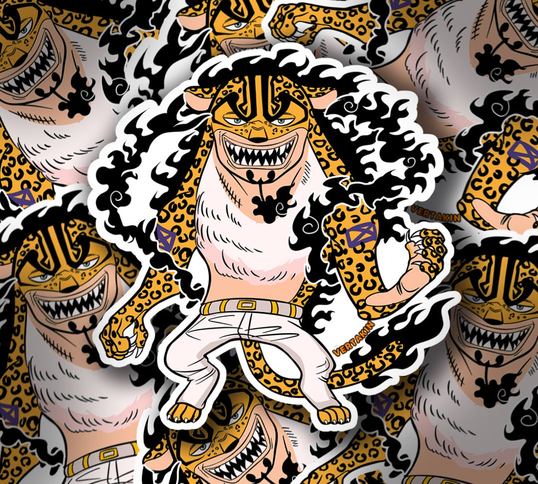 Awakened Zoan Rob Lucci One Piece Sticker| OP Stickers - Etsy