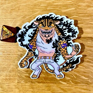 Awakened Zoan Rob Lucci One Piece Sticker| OP Stickers - Etsy