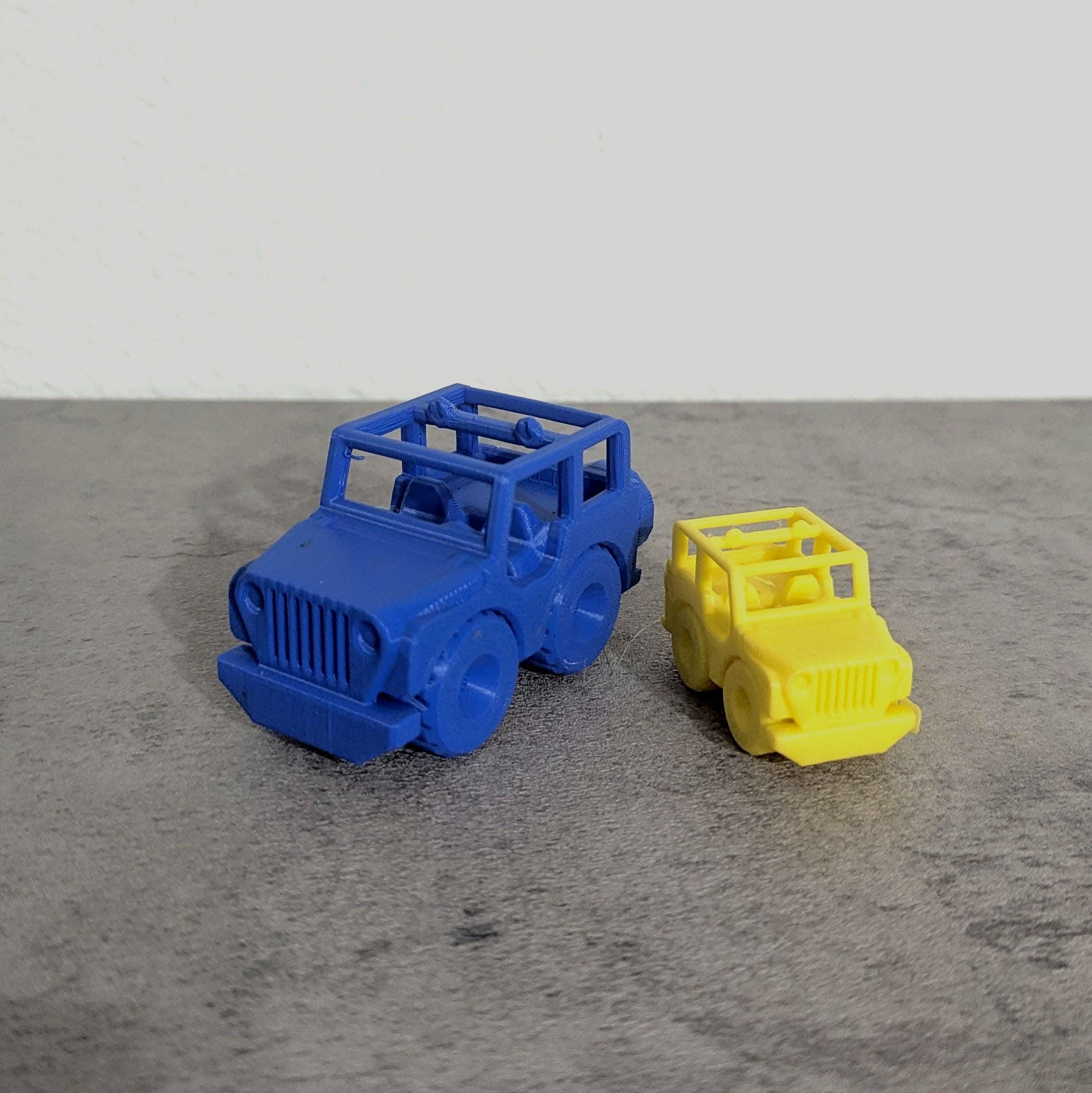 Mini Jeep Toy – 3D Printed Collectible for Jeep Lovers – Party Favor or ...