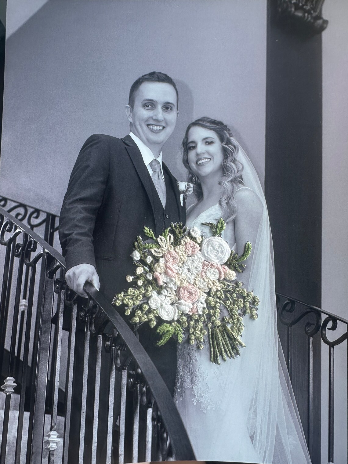 Embroidered Wedding Photo - Etsy