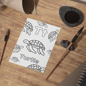 Alphabet Coloring Book, Printable for Kids, Coloring Pages, Preschool ...