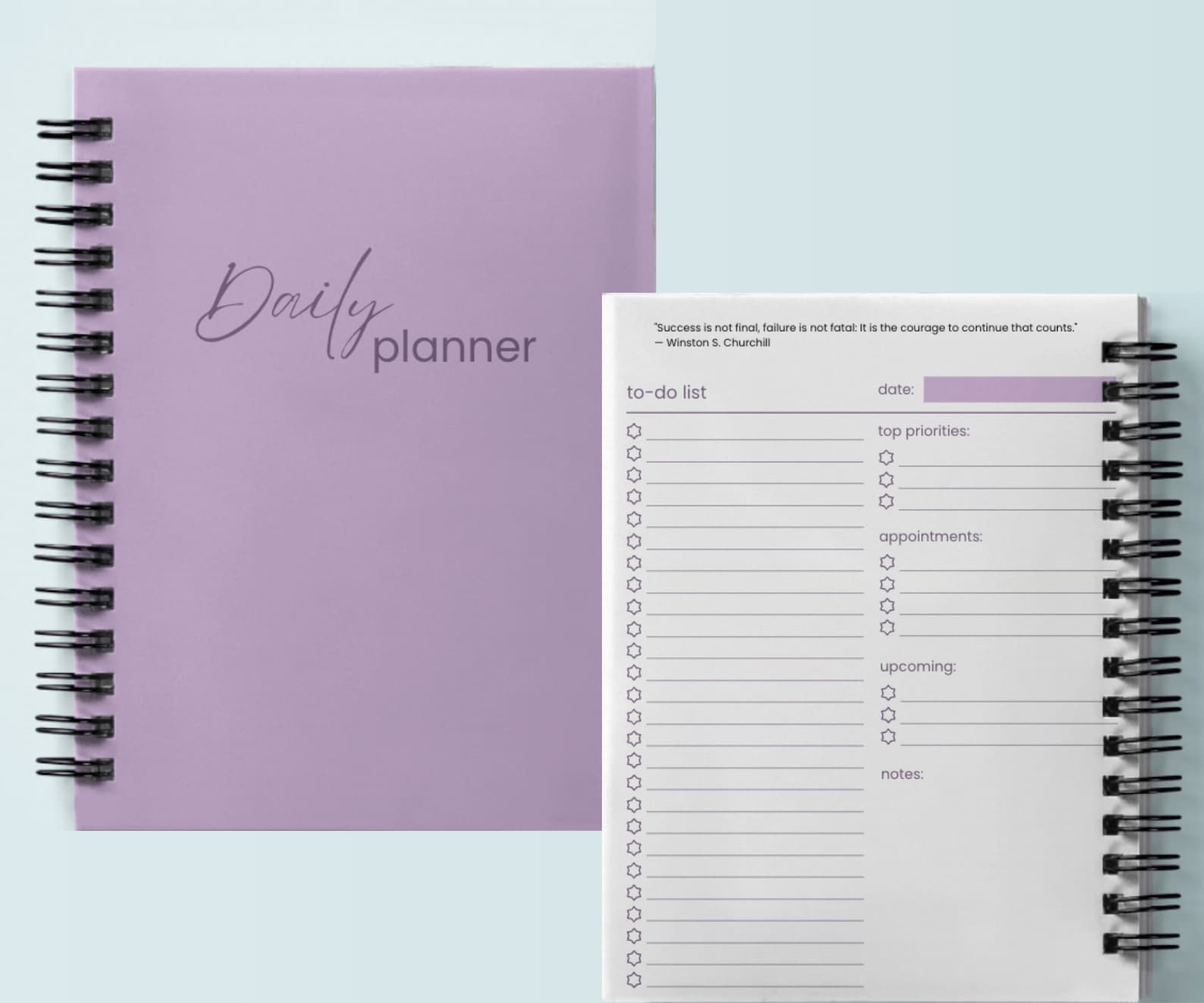 Daily Planner Printable, Printable Daily Planner, Daily Planner PDF ...