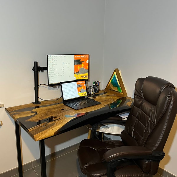 Epoxy Computer Desk - Etsy